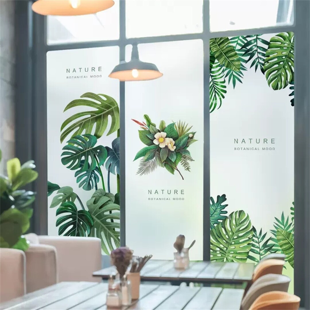 3D Premium Window Privacy Film, Static Cling Sticker, Anti-uv, No Glue ...