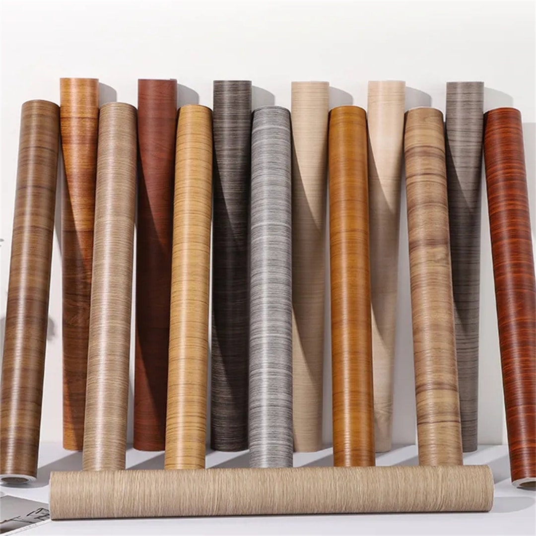 Wood Grain Wallpaper, Peel&stick Tile Decal, Wood Textures Wall Sticker ...