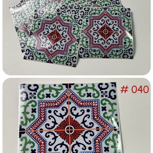 Tile Sticker Vinyl Decal for Kitchen Bathroom Backsplash Floor Decals ...