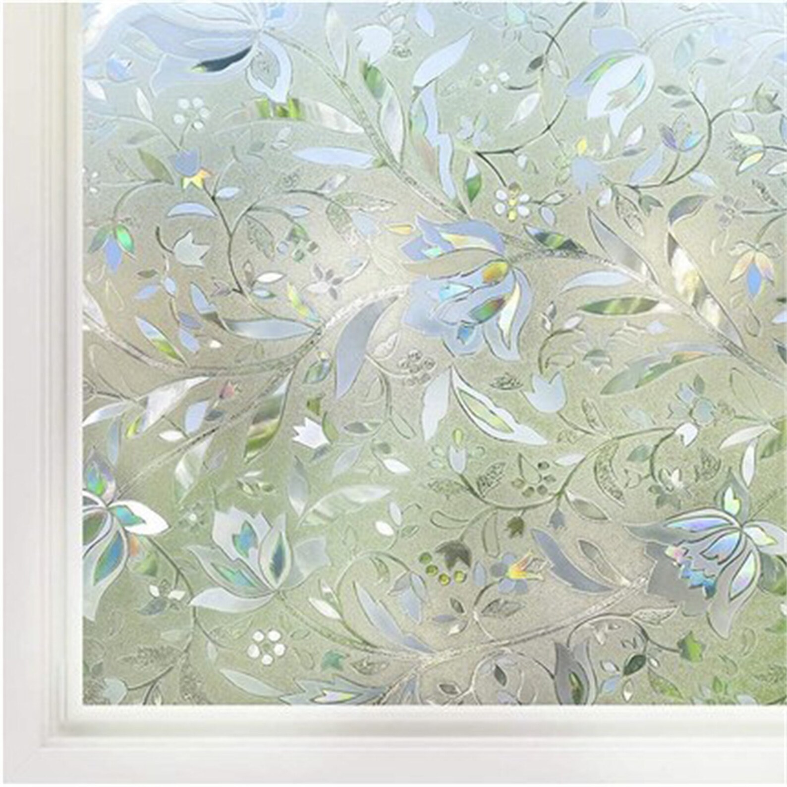 3D Premium Window Privacy Film, Static Cling Sticker,anti-uv, No Glue ...