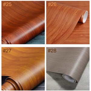 Wood Wallpaper Tile Stickers,peel&stick Tile Decals,wood Grain Wall ...
