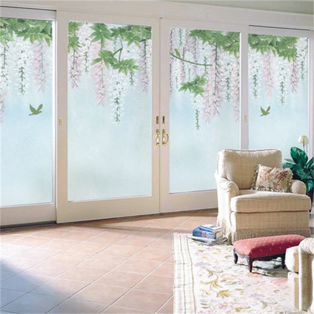 3D Premium Window Privacy Film, Static Cling Sticker,anti-uv, No Glue ...