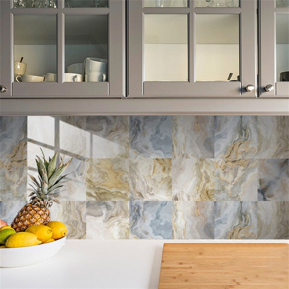 Tile Sticker Vinyl Decal for Kitchen Bathroom Backsplash Floor | Etsy