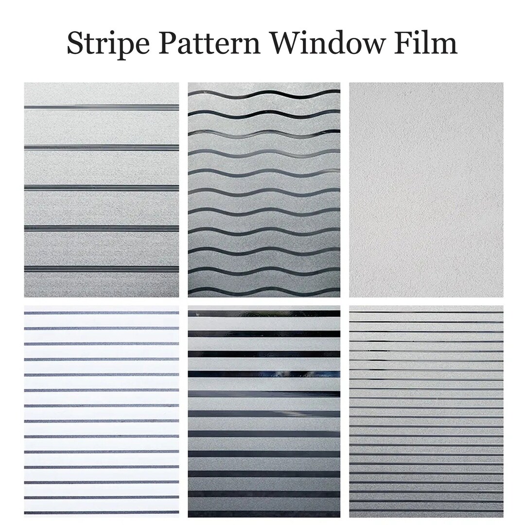 3D Premium Window Privacy Film, Static Cling Sticker,anti-uv, No Glue ...