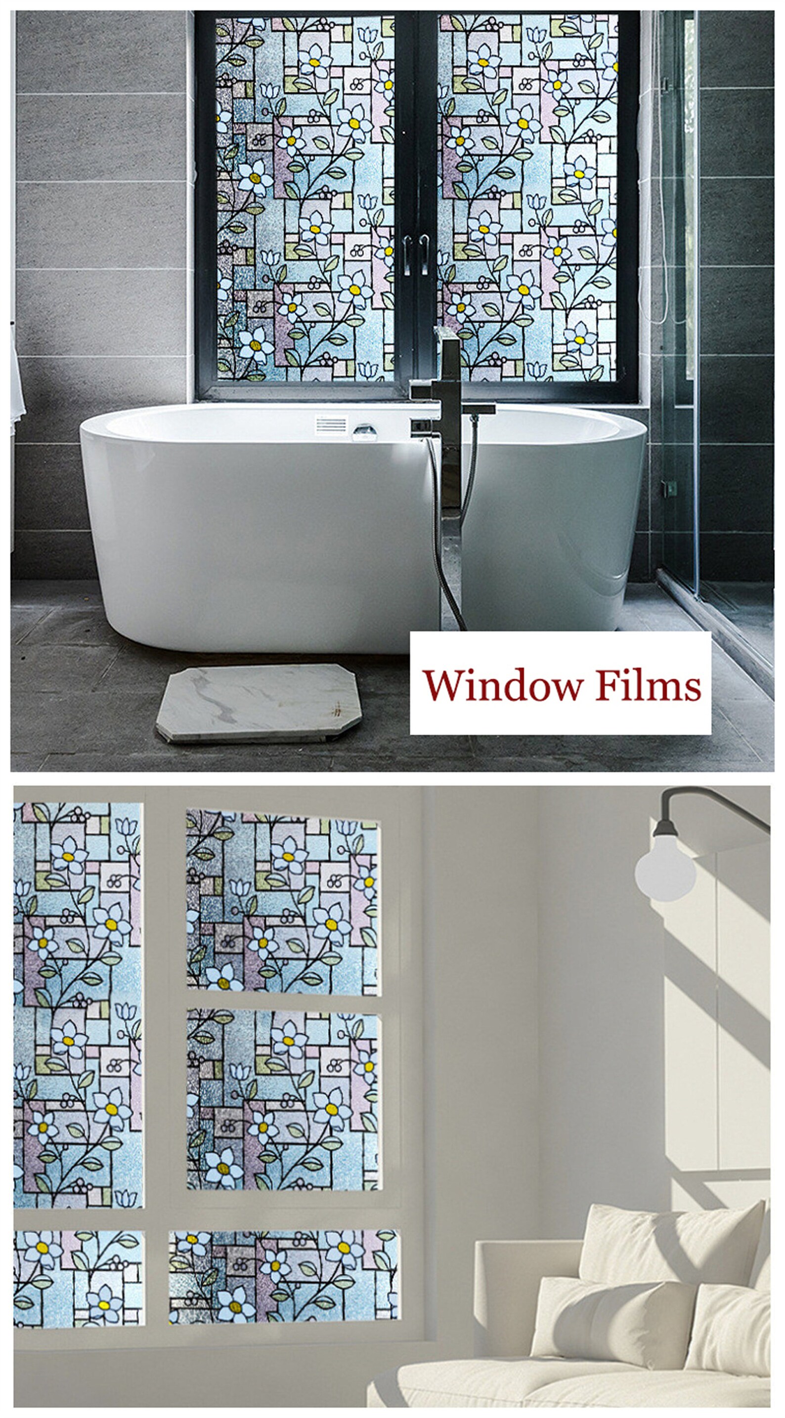 3D Premium Window Privacy Film Static Cling Stickeranti-uv - Etsy