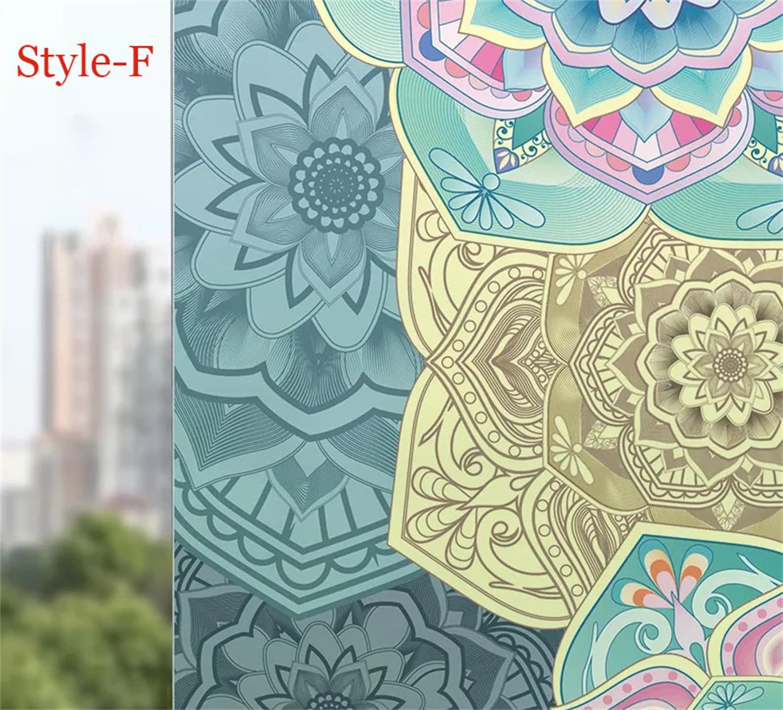 3D Premium Window Privacy Film, Static Cling Sticker,anti-uv, No Glue ...