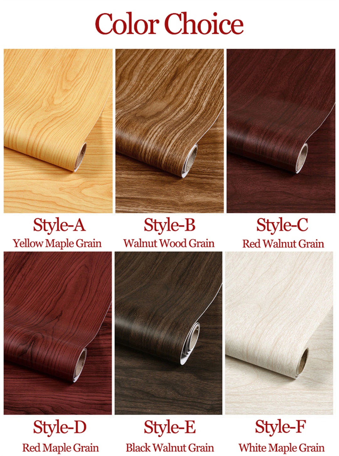 Wood Wallpaper Tile Stickers,peel&stick Tile Decal,wood Grain Wall ...