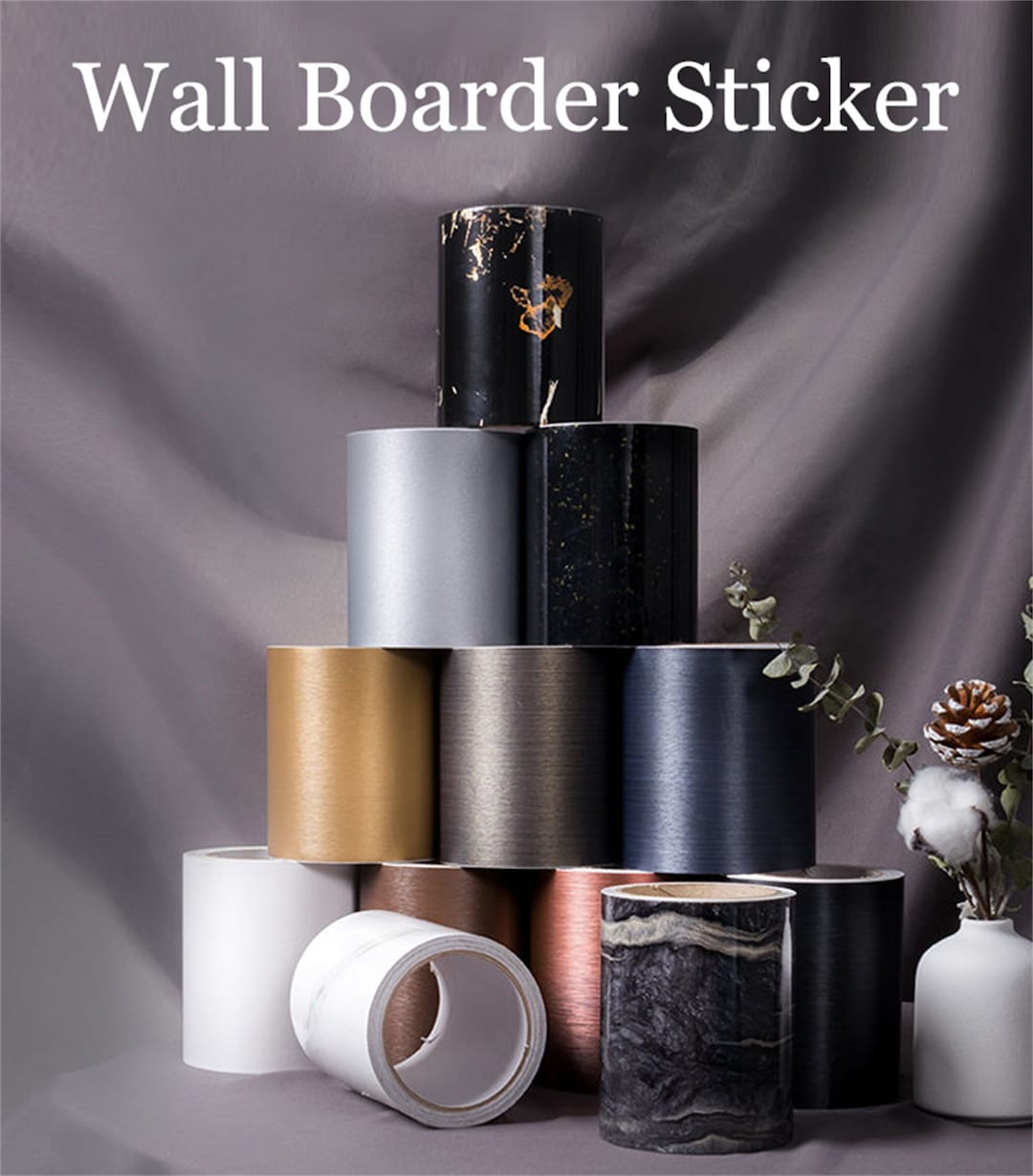 Peel and Stick PVC Border Sticker,self-adhesive Wallpaper Border Board ...