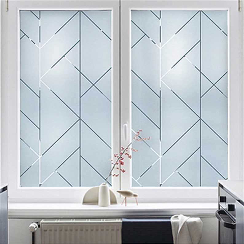 3D Premium Window Privacy Film, Static Cling Sticker,anti-uv, No Glue ...