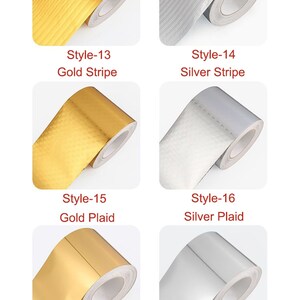 Peel and Stick PVC Self-adhesive Wallpaper Border Board Trim Moulding ...