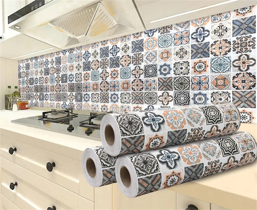 Backsplash Tile Stickers,peel&stick Tile Decal,heat Resistant Wall ...