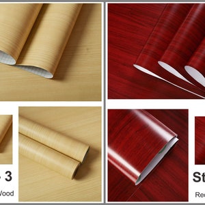 Wood Grain Pattern Wallpaper,peel and Stick Wallpaper,self-adhesive ...