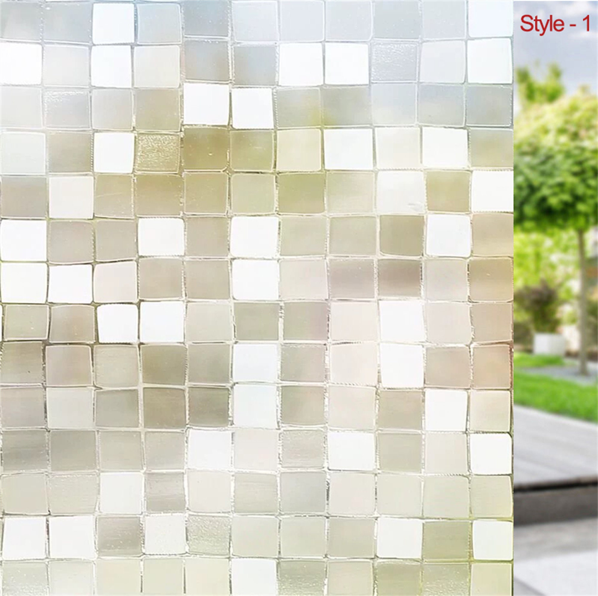 Privacy Window Film, Custom Size Window Decal, Self Adhesive Window ...
