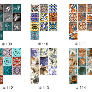 Marble Tile Sticker Peel and Stick Vinyl Decal for Kitchen Bathroom ...