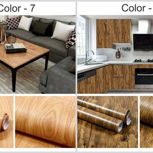 Wood Grain Wallpaper,peel and Stick Wall Sticker,self-adhesive Tile ...