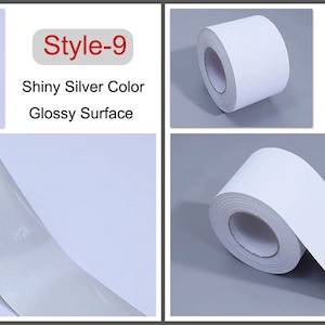 Peel and Stick PVC Self-adhesive Wallpaper Border Board Trim Moulding ...