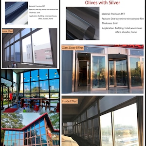 Sun Blocking One Way Mirror Reflective Tint Window Film,self-adhesive ...