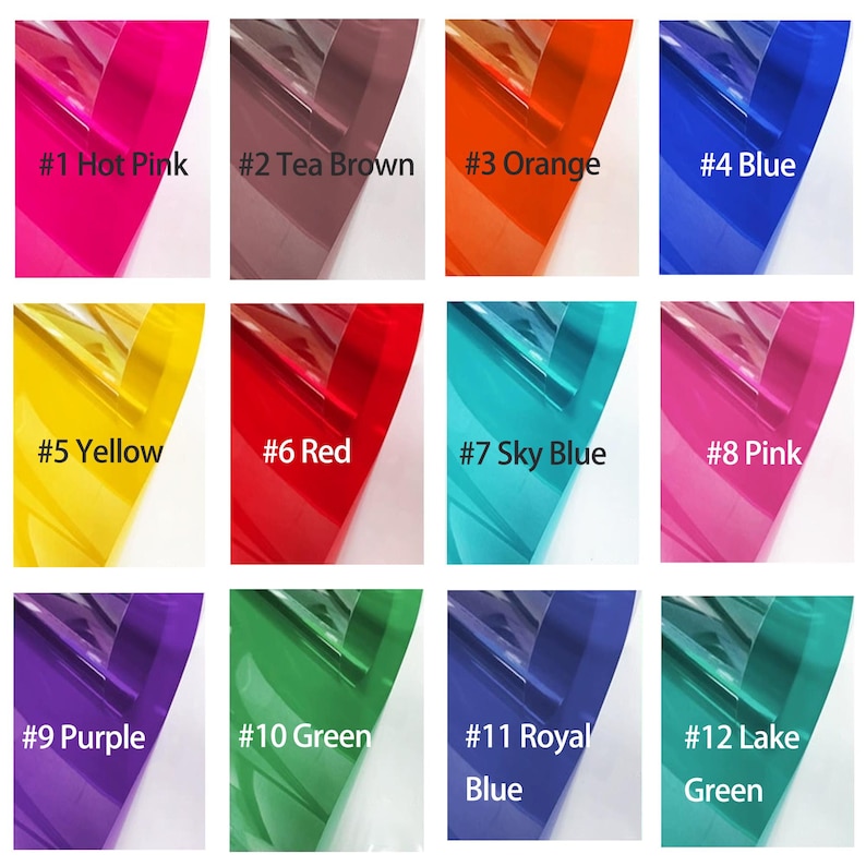 Colored Decorative Glass Film Insulation Sunscreen Proof Membrane ...