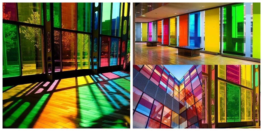 Colorful Decorative Glass Films,insulation Sunscreen Proof Membrane,bi ...