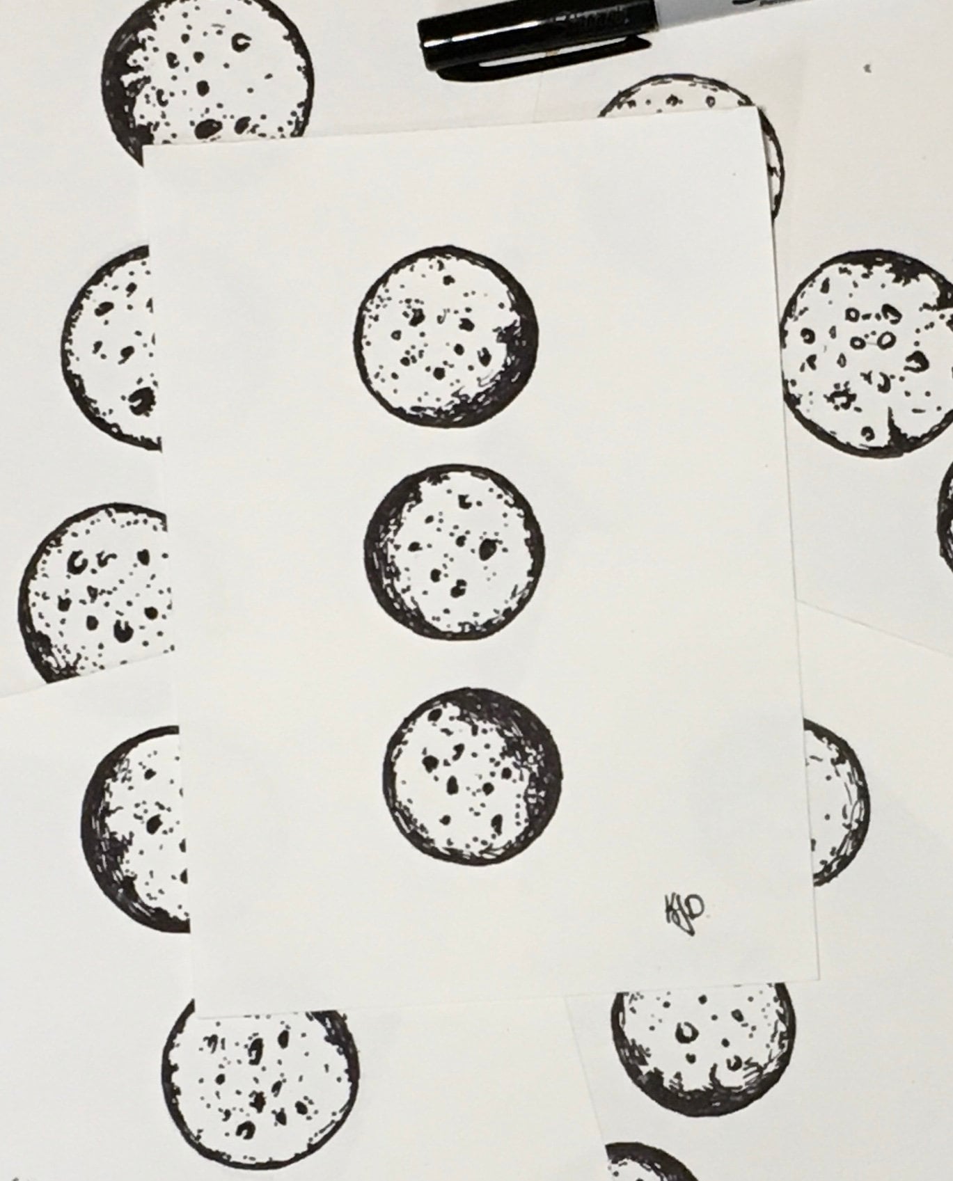Moons Drawings