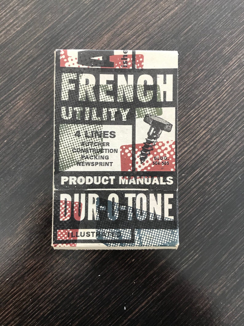 French Paper Company Dur-o-tone Box – Charles S. Anderson Design - Etsy
