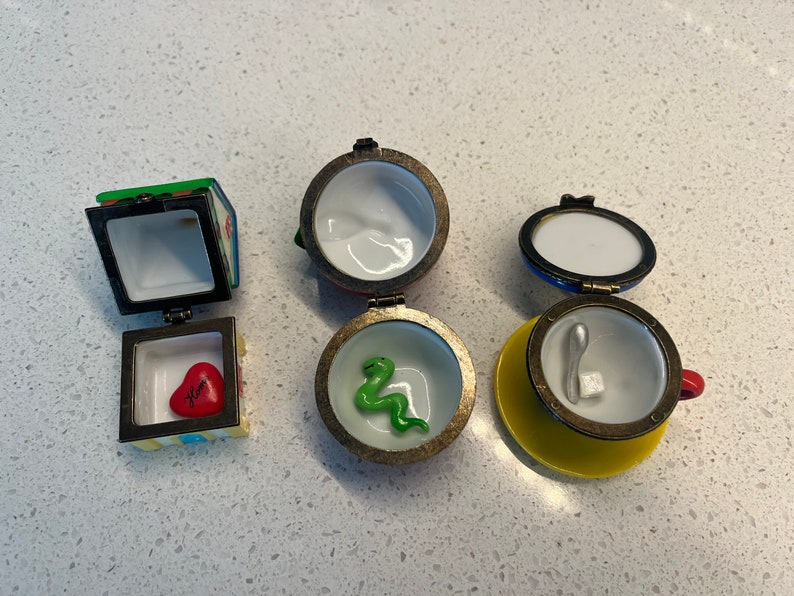 Lot of 6 Midwest of Cannon Falls Porcelain Trinket Boxes - Etsy