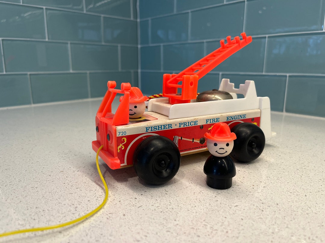 Fisher Price Play Family Fire Engine. No. 720 - 1968 - Etsy