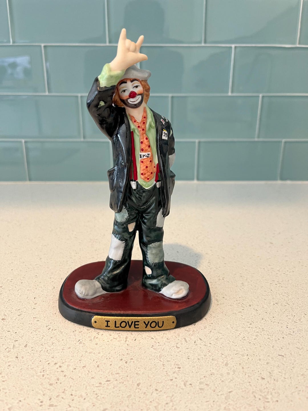 Emmett Kelly Jr. Sculpture - I Love You, Sign Language ASL - Etsy