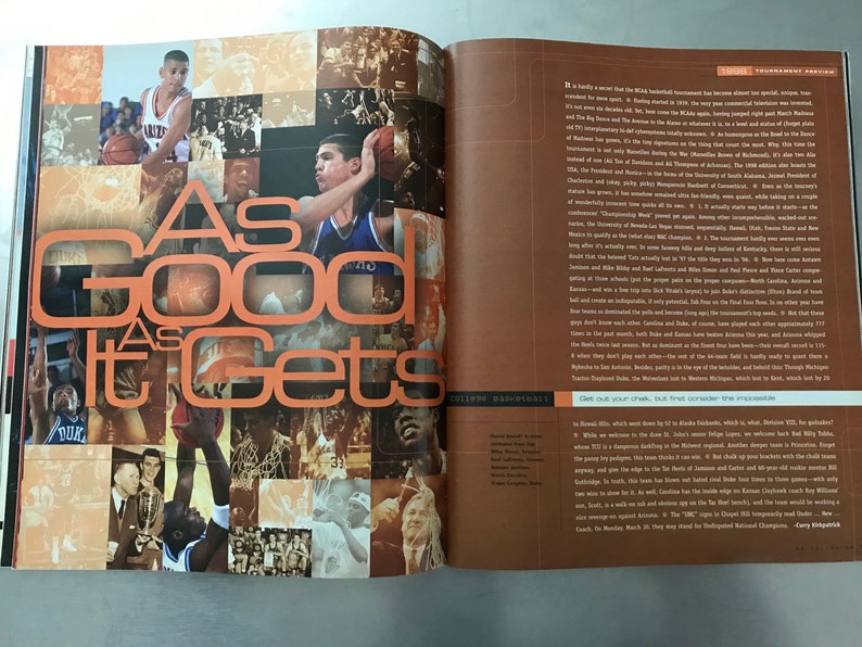 ESPN Magazine Number 1 Premier Issue NEXT. March 23 1998. Kobe Bryant ...