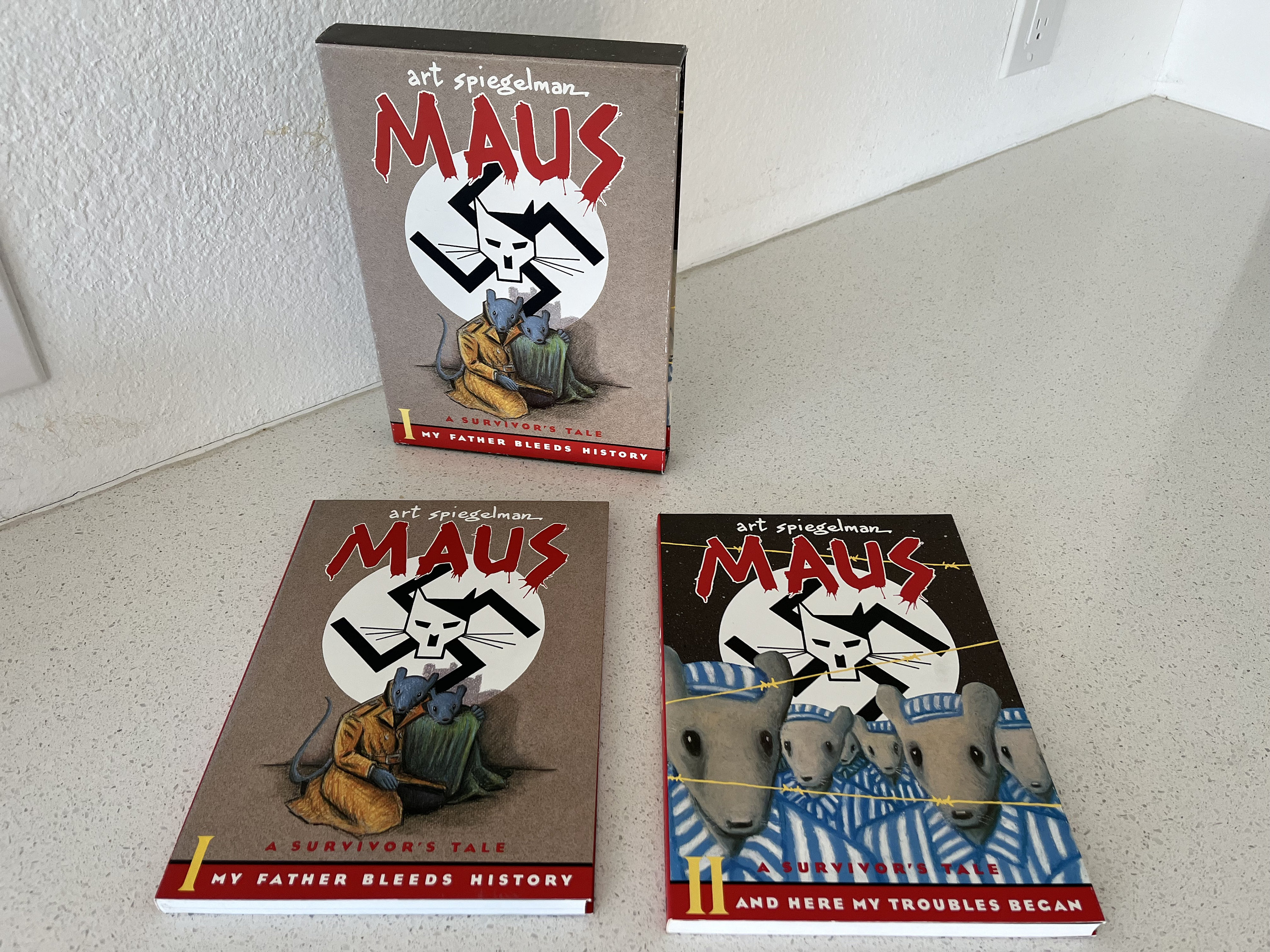 Maus A Survivors Tale Art Spiegelman Two Book Boxset Vintage 1992 - Etsy