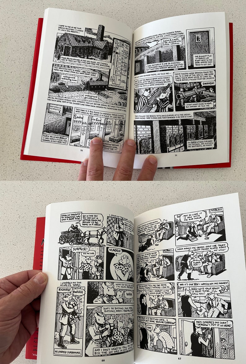 Maus A Survivors Tale Art Spiegelman Two Book Boxset Vintage 1992 - Etsy