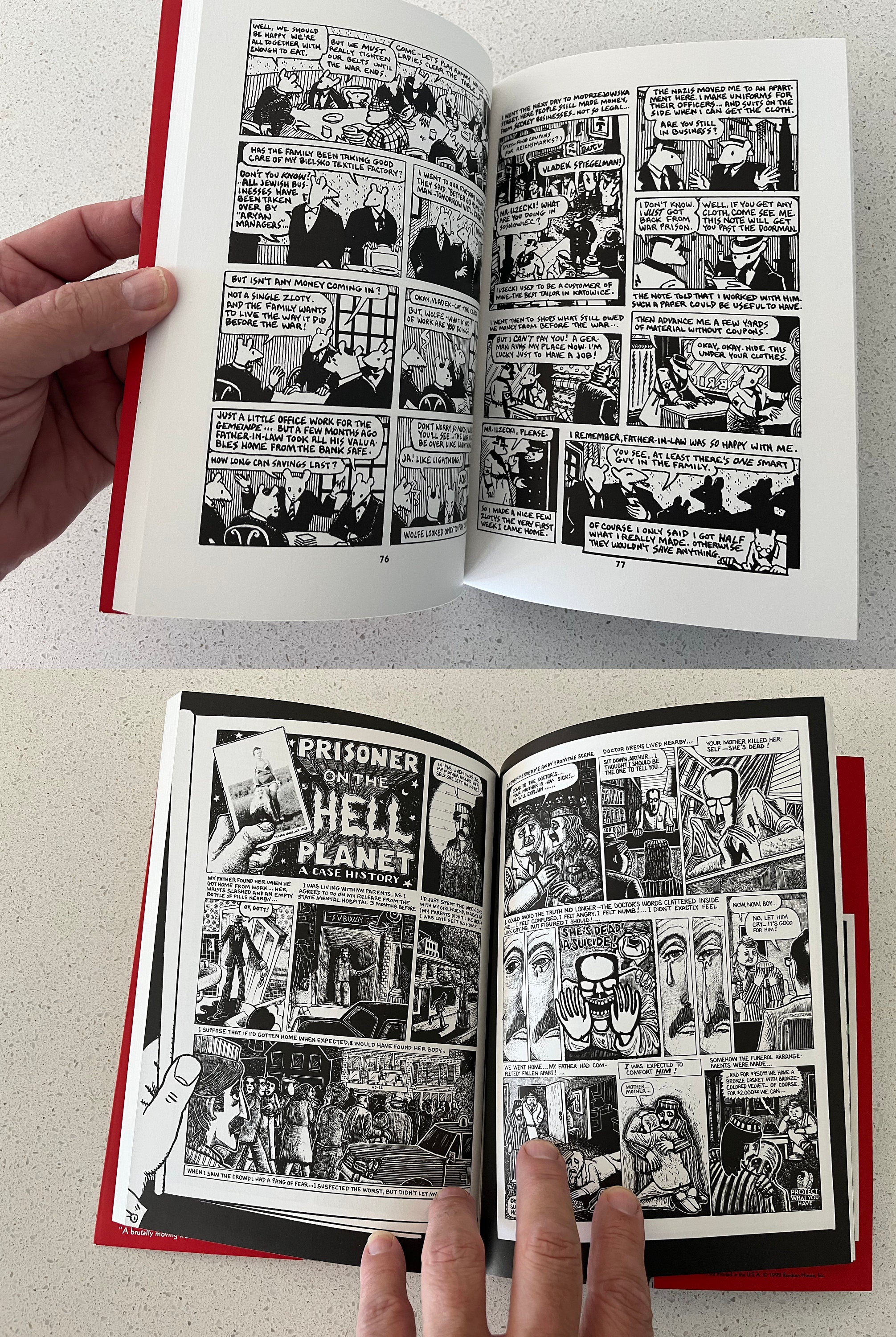 Maus A Survivors Tale Art Spiegelman Two Book Boxset Vintage 1992 - Etsy