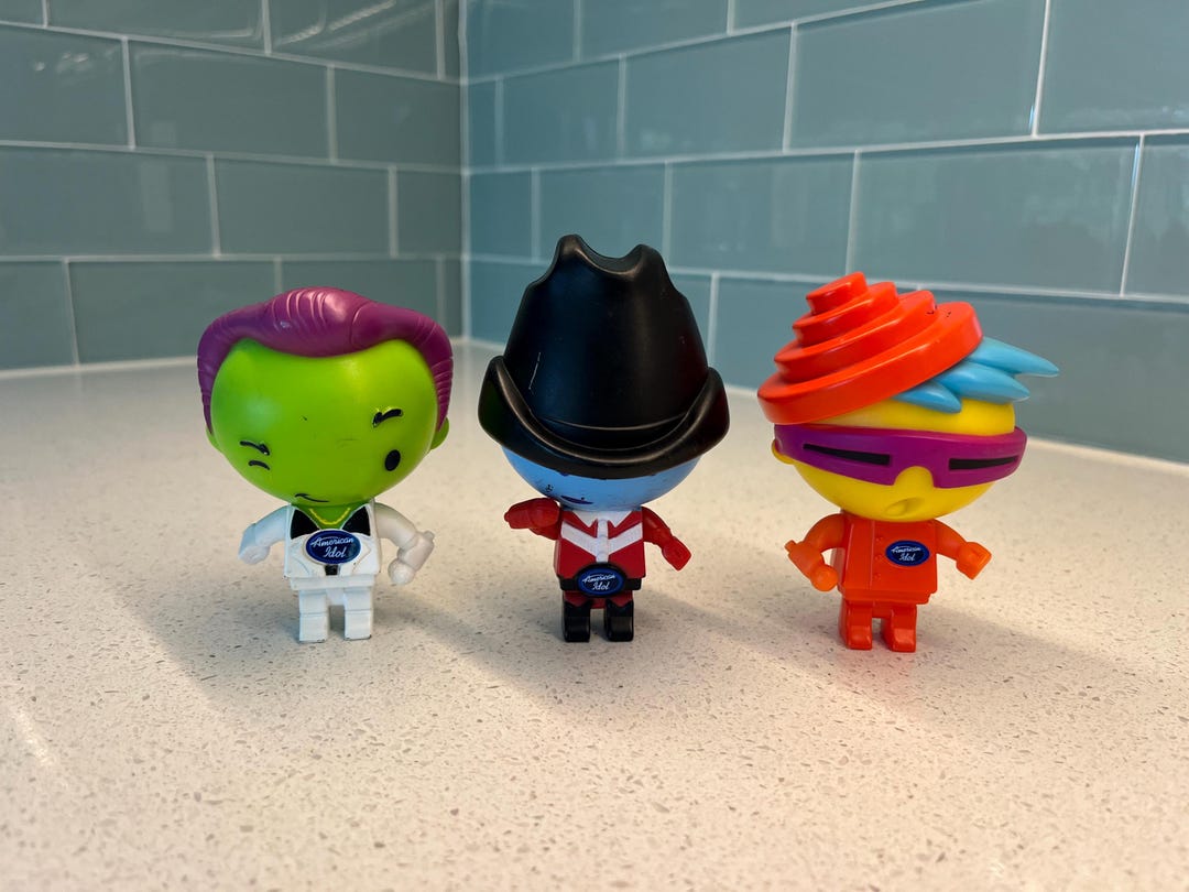 Mcdonalds Happy Meal Toys - American Idol ( Lot of 3 Pieces) - Etsy