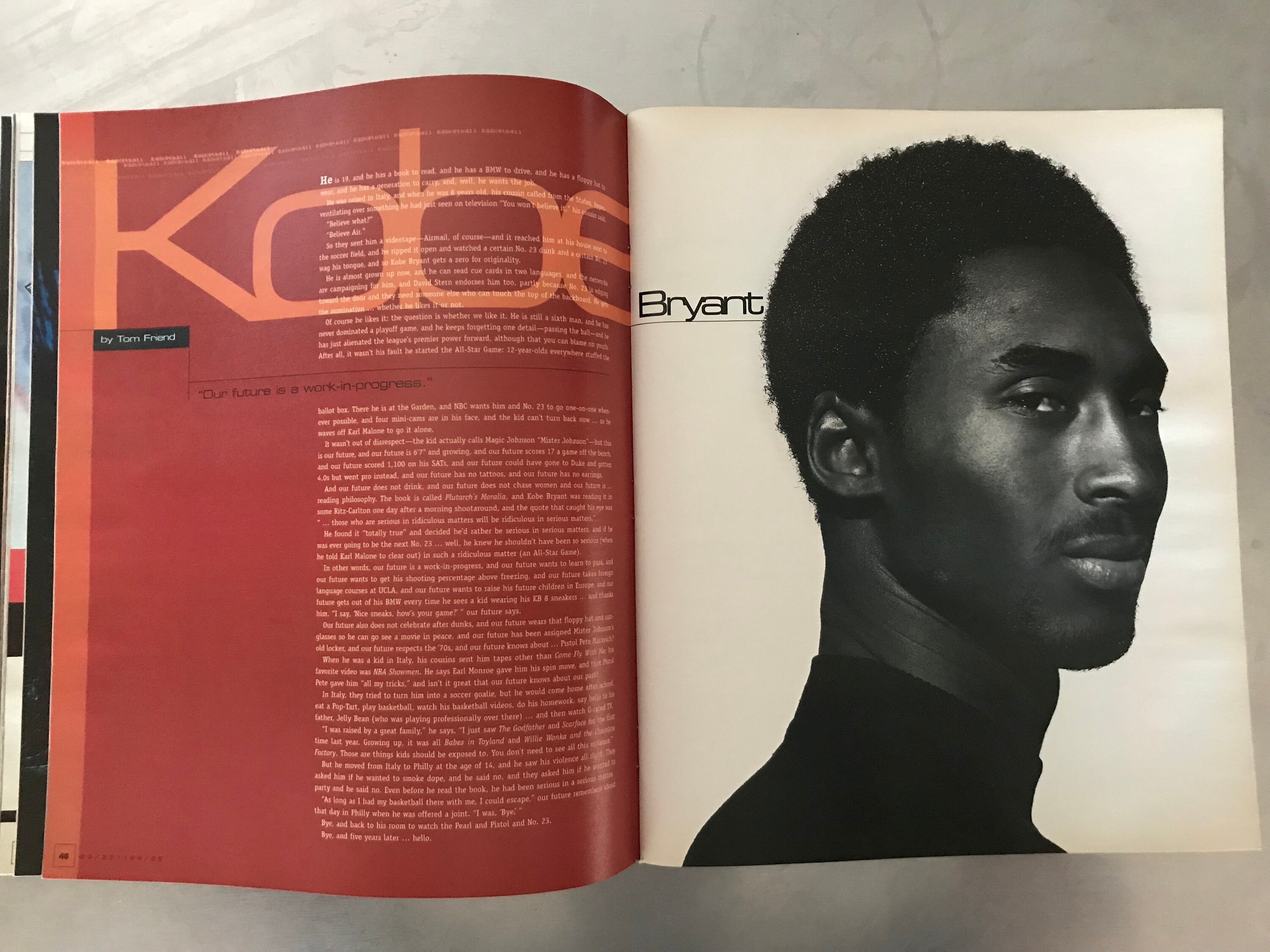 ESPN Magazine Number 1 Premier Issue NEXT. March 23 1998. Kobe Bryant ...