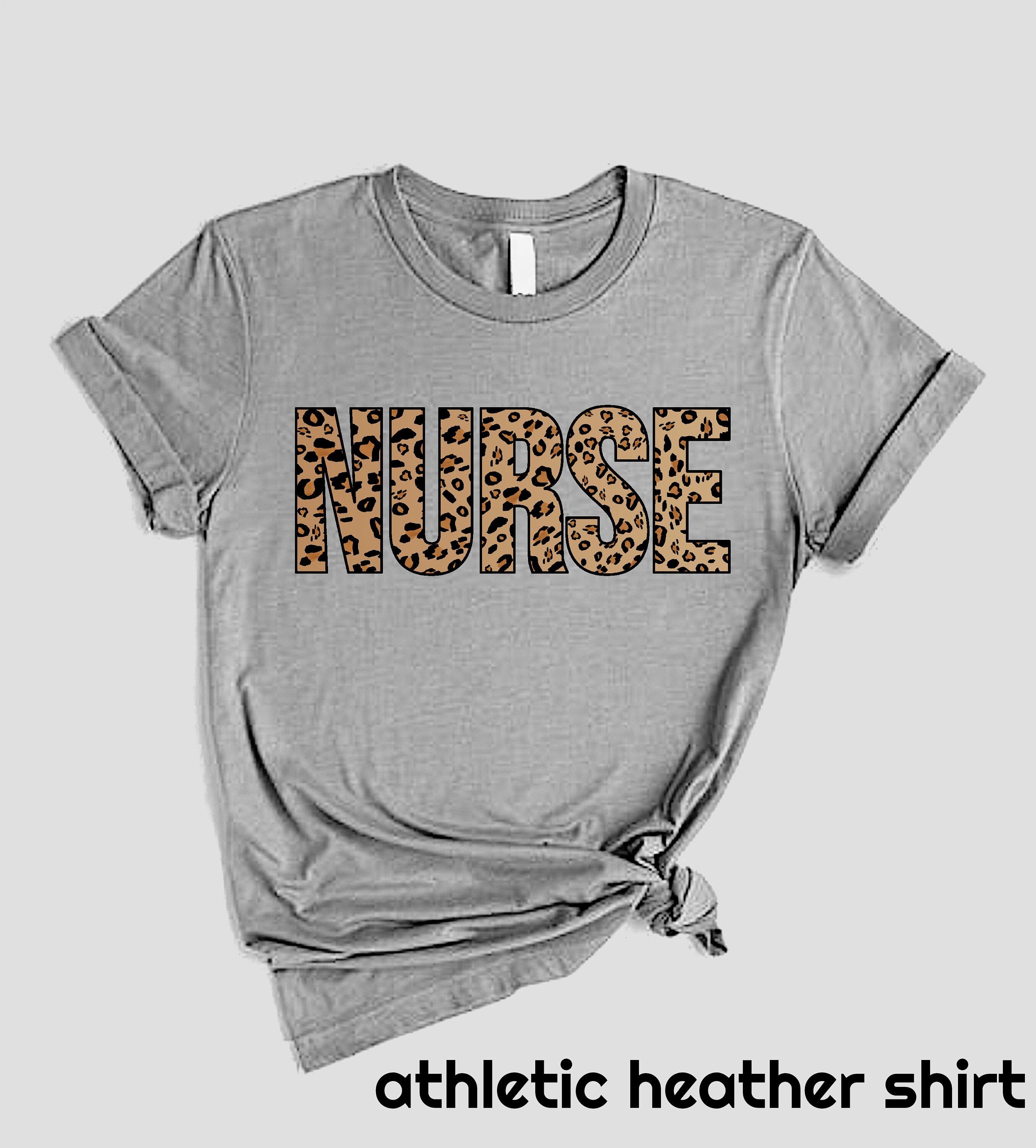 Leopard Nurse Shirt Cheetah Print Nurse Life Animal Print Registered ...