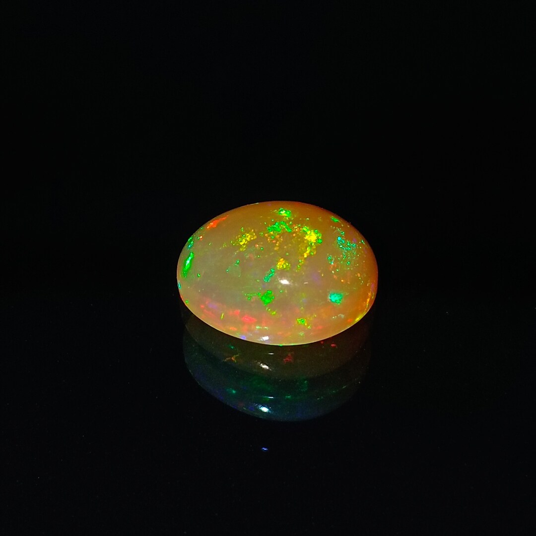 HONEYCOMB PATTERN !! Natural Ethiopian Opal Oval Cabochon Welo Play ...