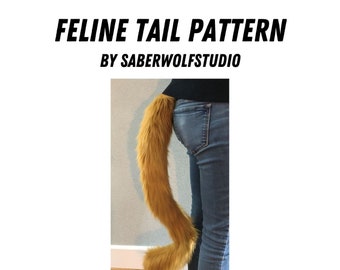 DIGITAL Tiger Tail Pattern for Fursuits & Cosplay PDF Download - Etsy