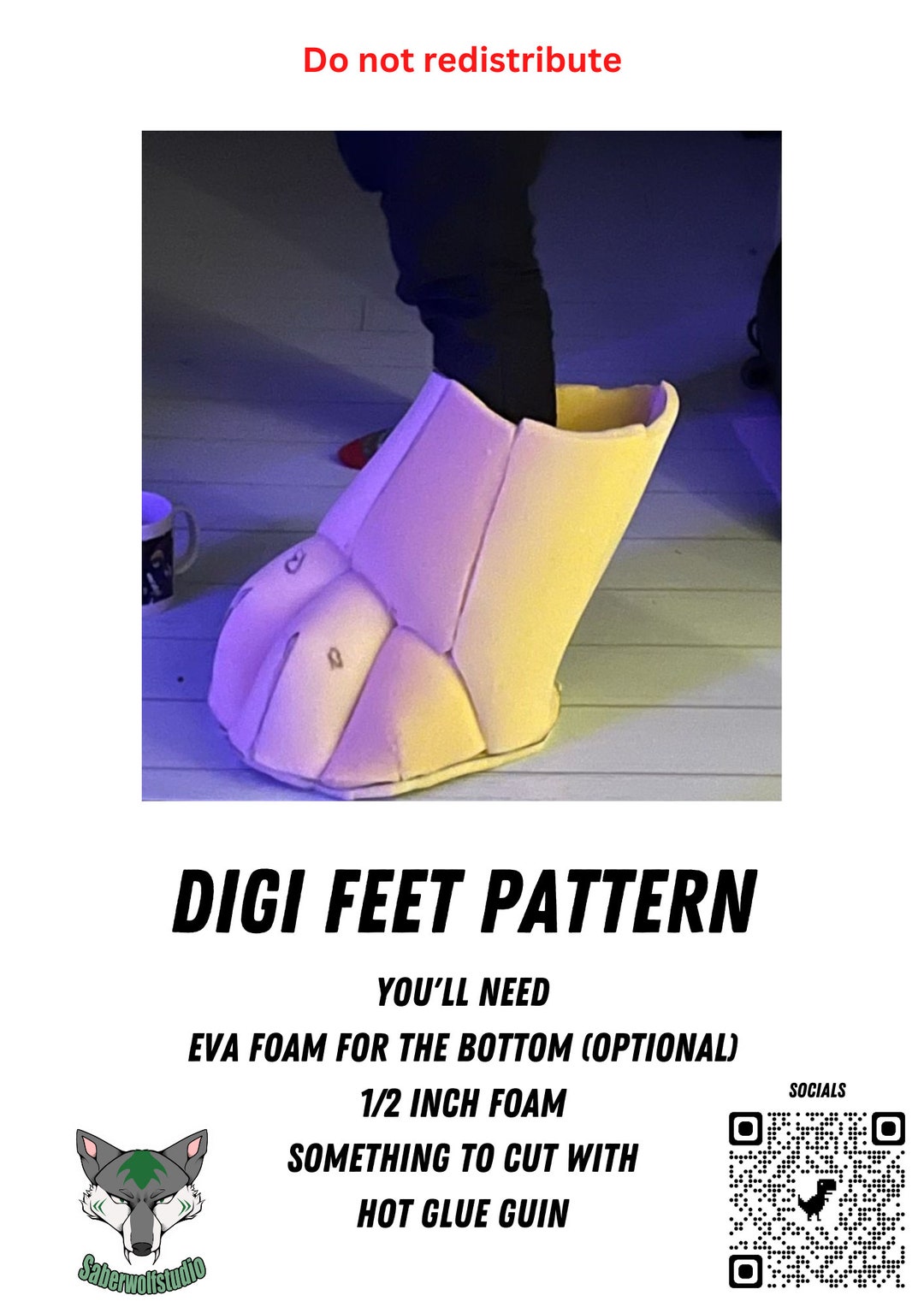 Digi Feet Base Pattern - Etsy