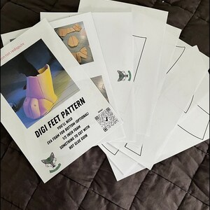 Feet and Leg Pattern for Fursuits and Costumes - Etsy