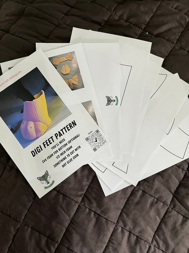 Digi Feet Base Pattern - Etsy