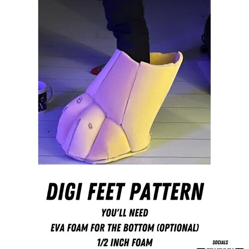 Digi Feet Base Pattern - Etsy
