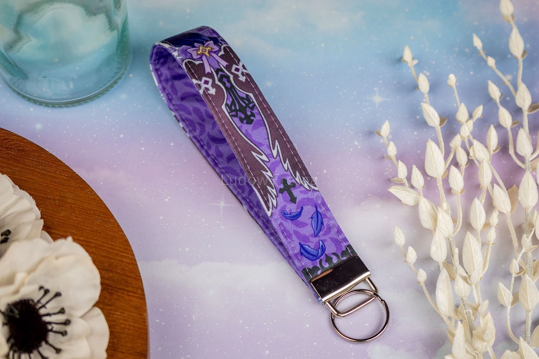 Genshin Impact Fischl Inspired Fabric Key Fob Wristlet - Etsy