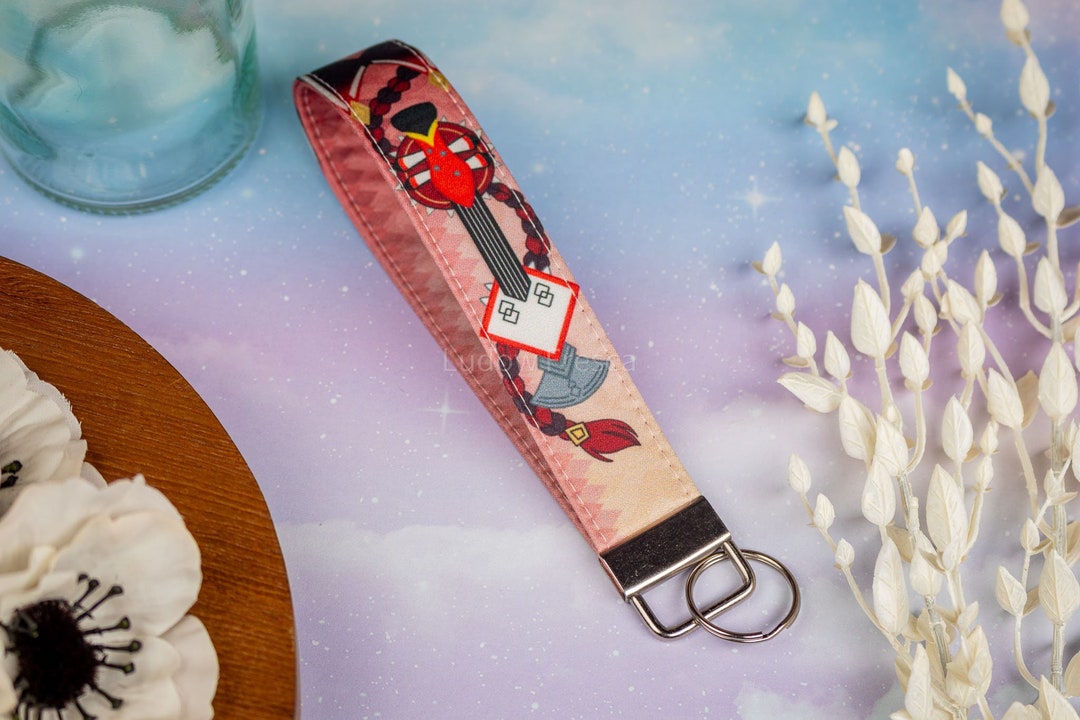 Genshin Impact Xinyan Inspired Fabric Key Fob Wristlet - Etsy