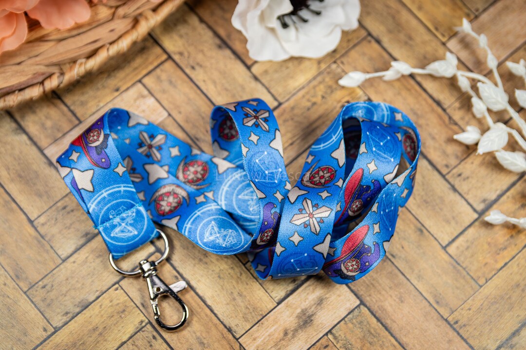 Genshin Impact Mona Inspired Fabric Lanyard - Etsy