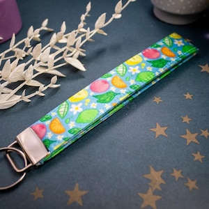 Citrus Fruits Inspired Fabric Key Fob Wristlet - Etsy