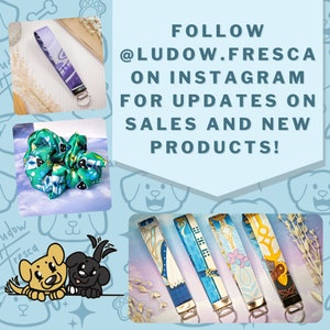 Genshin Impact Fischl Inspired Fabric Key Fob Wristlet - Etsy