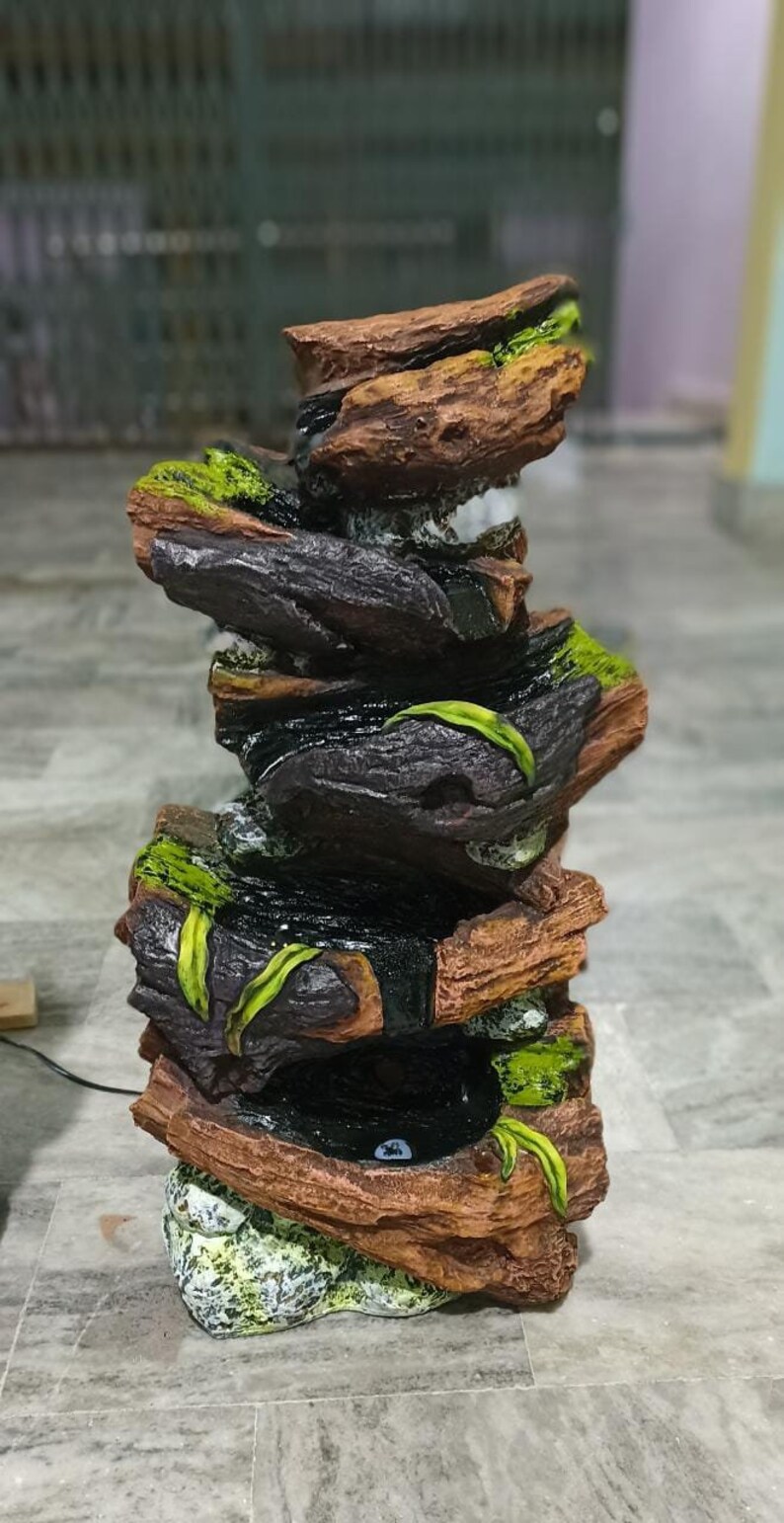 Best Glazing Branch Waterfall Apparel Fountain Table Top Home Decore ...