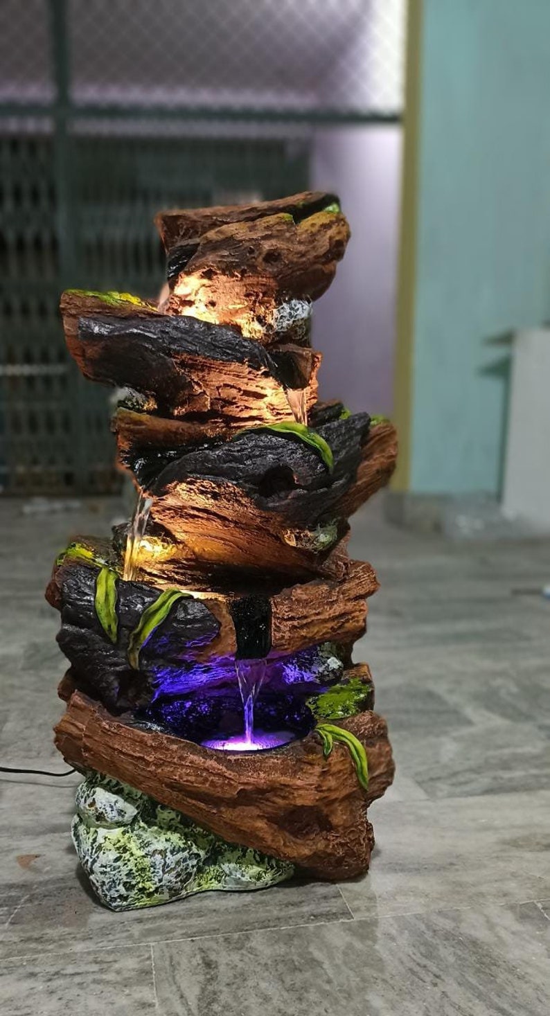 Best Glazing Branch Waterfall Apparel Fountain Table Top Home Decore ...