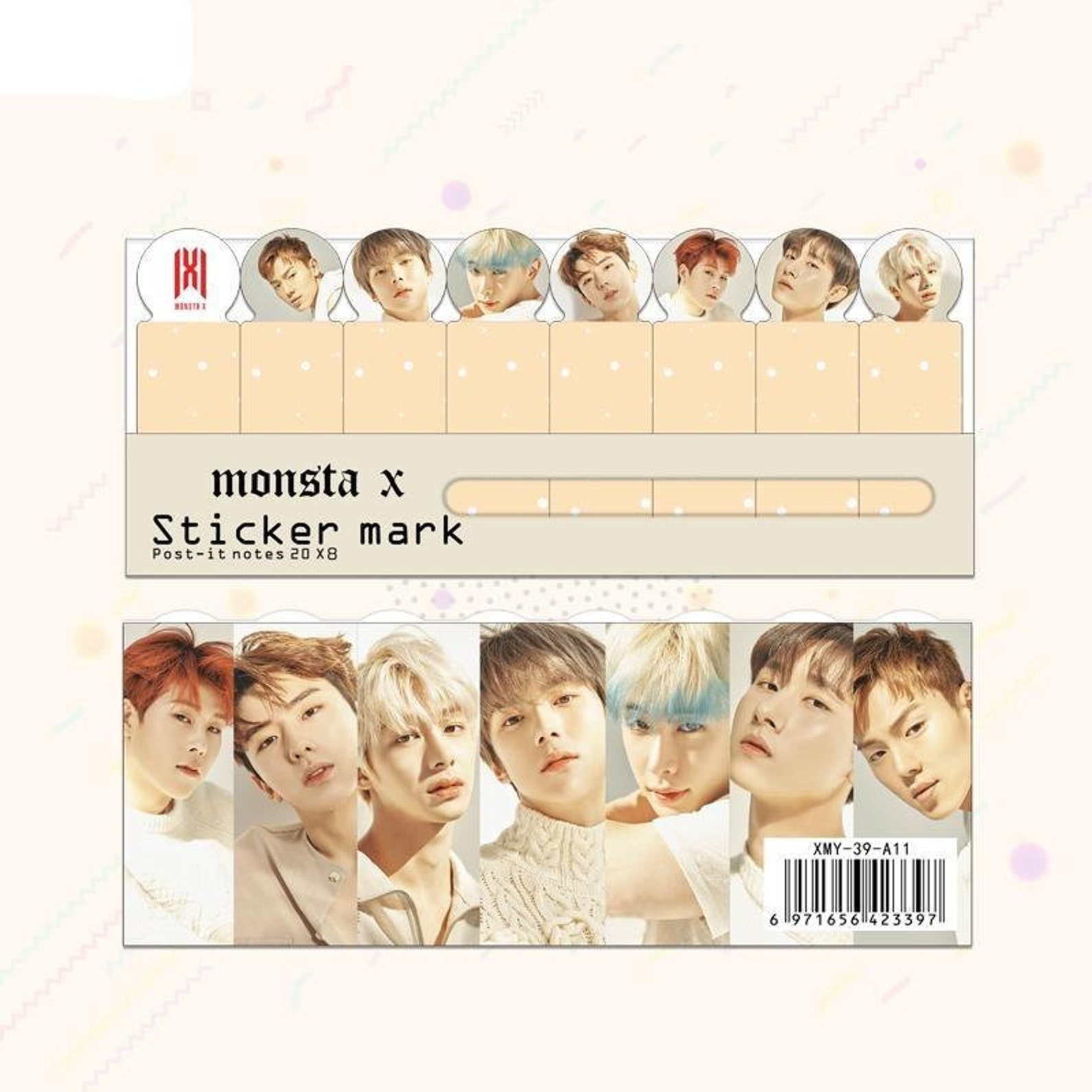 Kpop Stationary Sticker Book Mark BTS BLACKPINK EXO Nct Monsta | Etsy