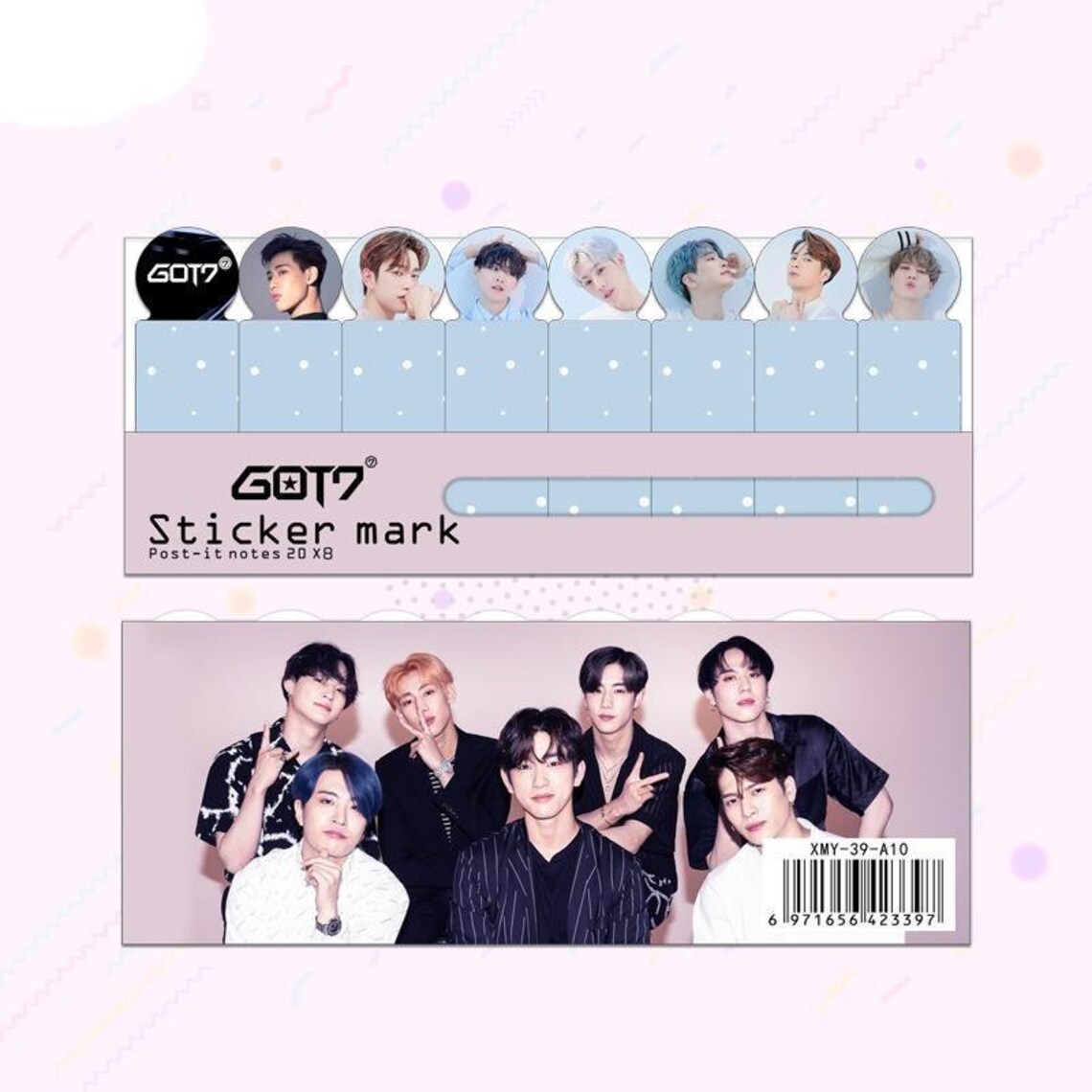 Kpop Stationary Sticker Book Mark BTS BLACKPINK EXO Nct monsta | Etsy